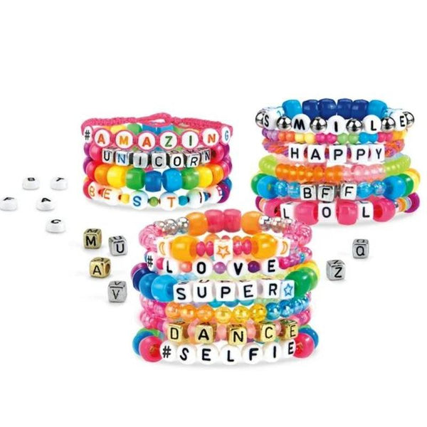 Shimmer 'N Sparkle ABC Fashion Bead Bracelets Kit - The Online Toy Store