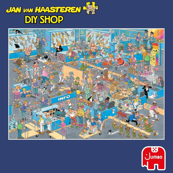 Jan Van Haasteren DIY Shop & Renovation Project 2 x 1000 Piece Jigsaw ...
