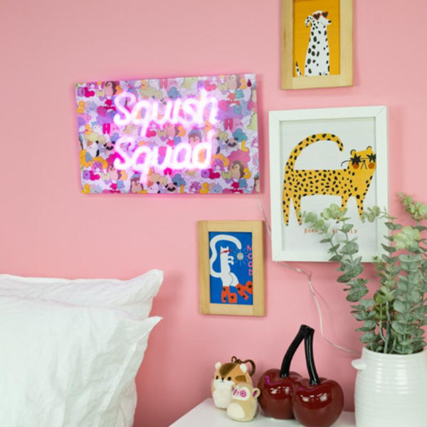 Fizz Creations Squishmallows Squish Squad Neon Wall Light - The Online ...