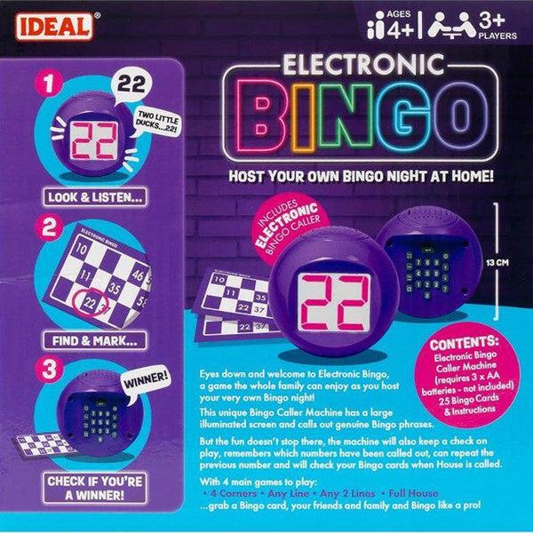 Ideal Electronic Bingo Family Game - The Online Toy Store