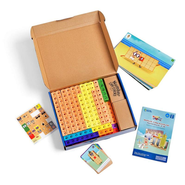 Learning Resources Numberblocks MathLink Cubes 21-30 Activity Set - The ...
