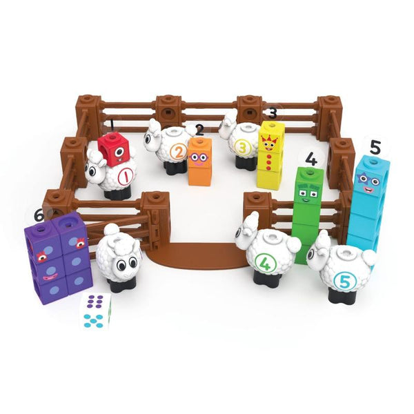 Learning Resources Numberblocks Sheep Farm MathLink Cubes Activity Set ...