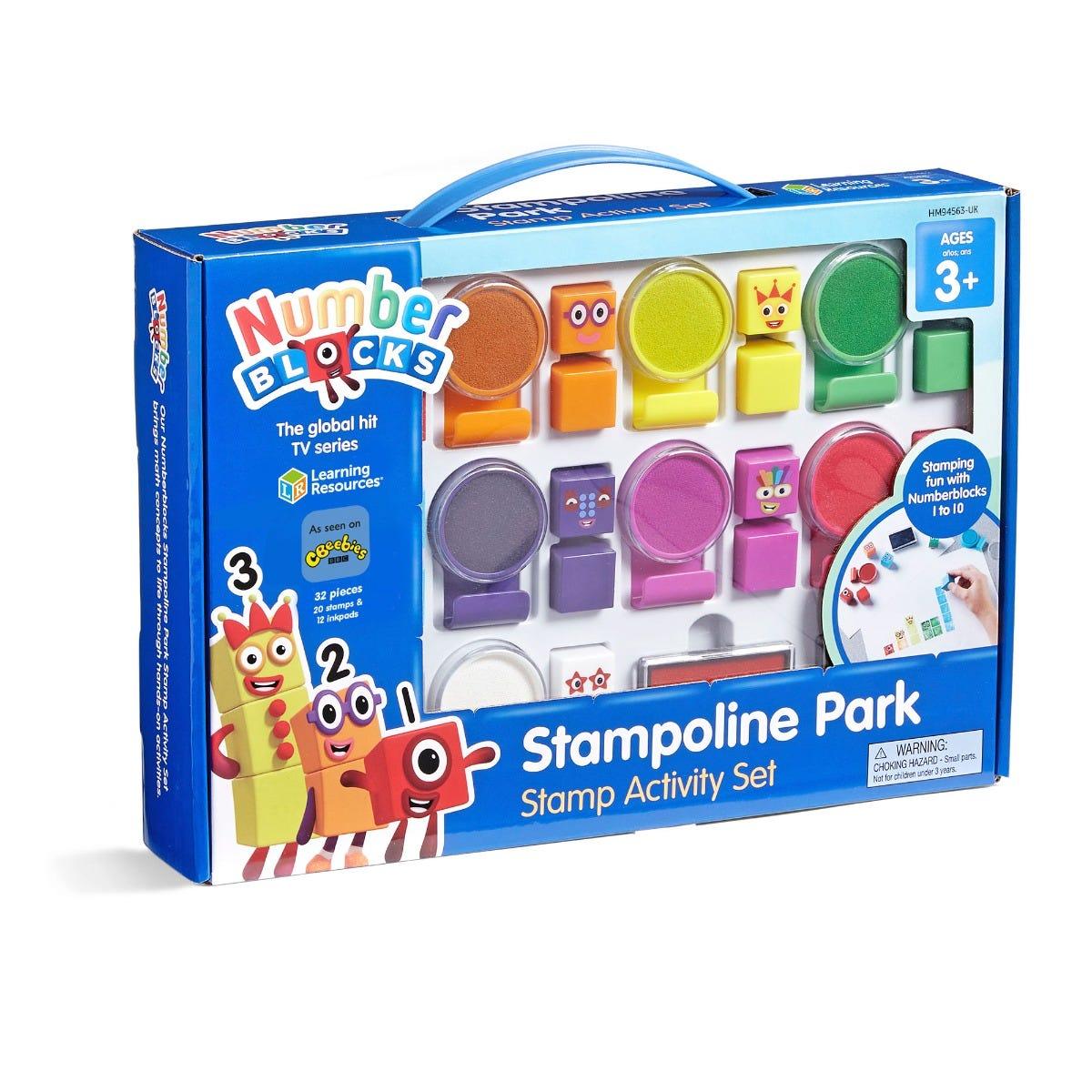 Learning Resources Numberblocks Stampoline Park Stamp Activity Set ...