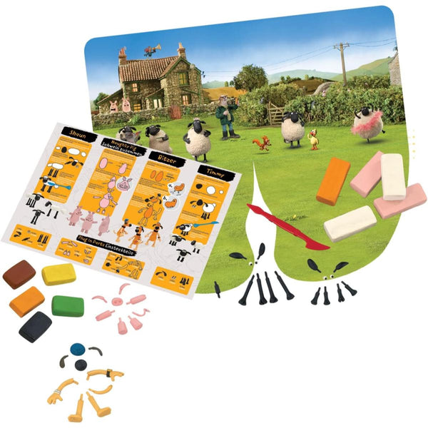 Plasticine Shaun The Sheep Model Maker Farmyard Fun - The Online Toy Store