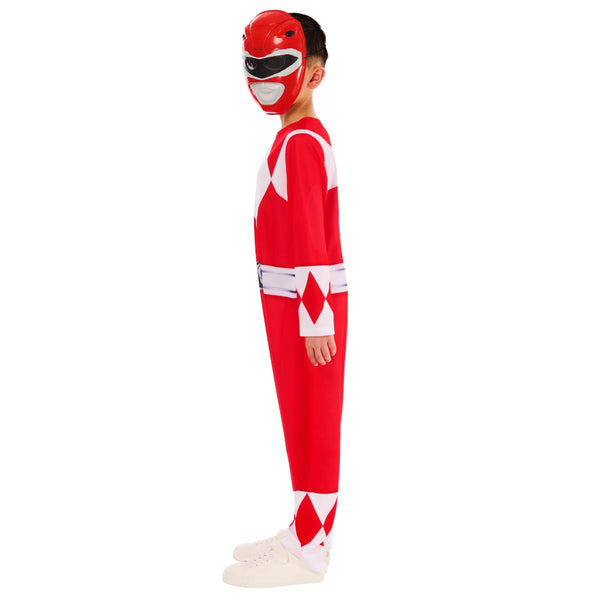 Rubies Power Ranger Mighty Morphin Red Ranger Child Fancy Dress Costum ...