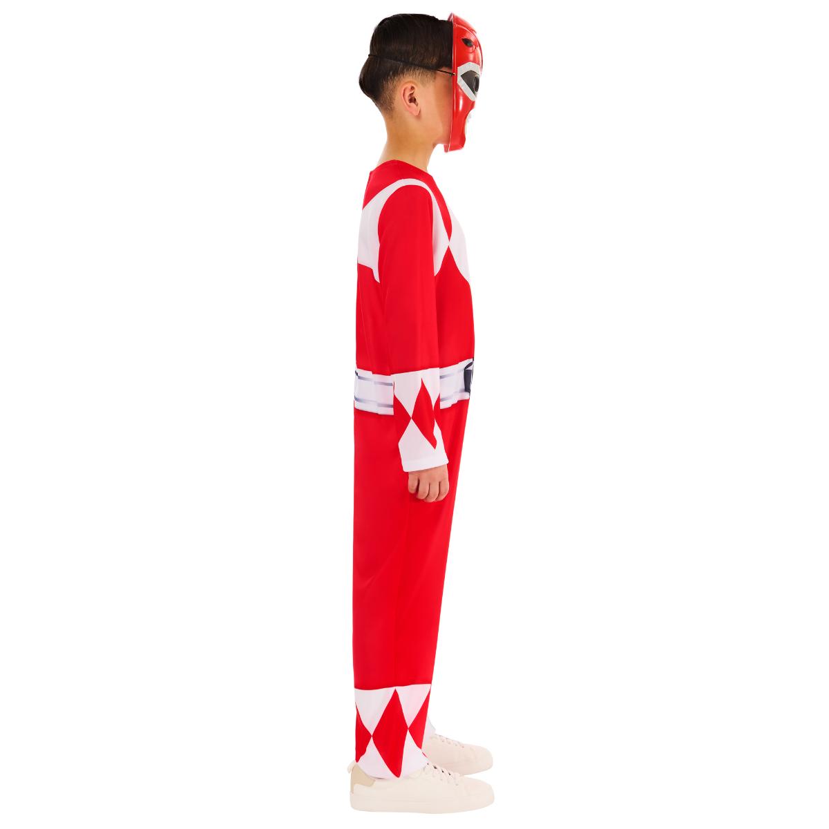 Rubies Power Ranger Mighty Morphin Red Ranger Child Fancy Dress Costum ...