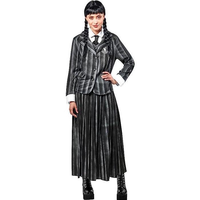 Rubies Wednesday Addams Netflix School Uniform Women's Fancy Dress Cos ...