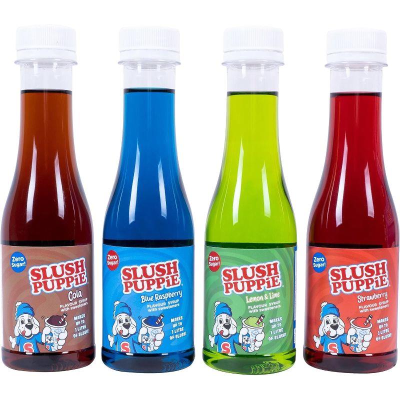 Slush Puppie Slushie Syrup Set - 4 x 180ml - Zero Sugar - The Online ...