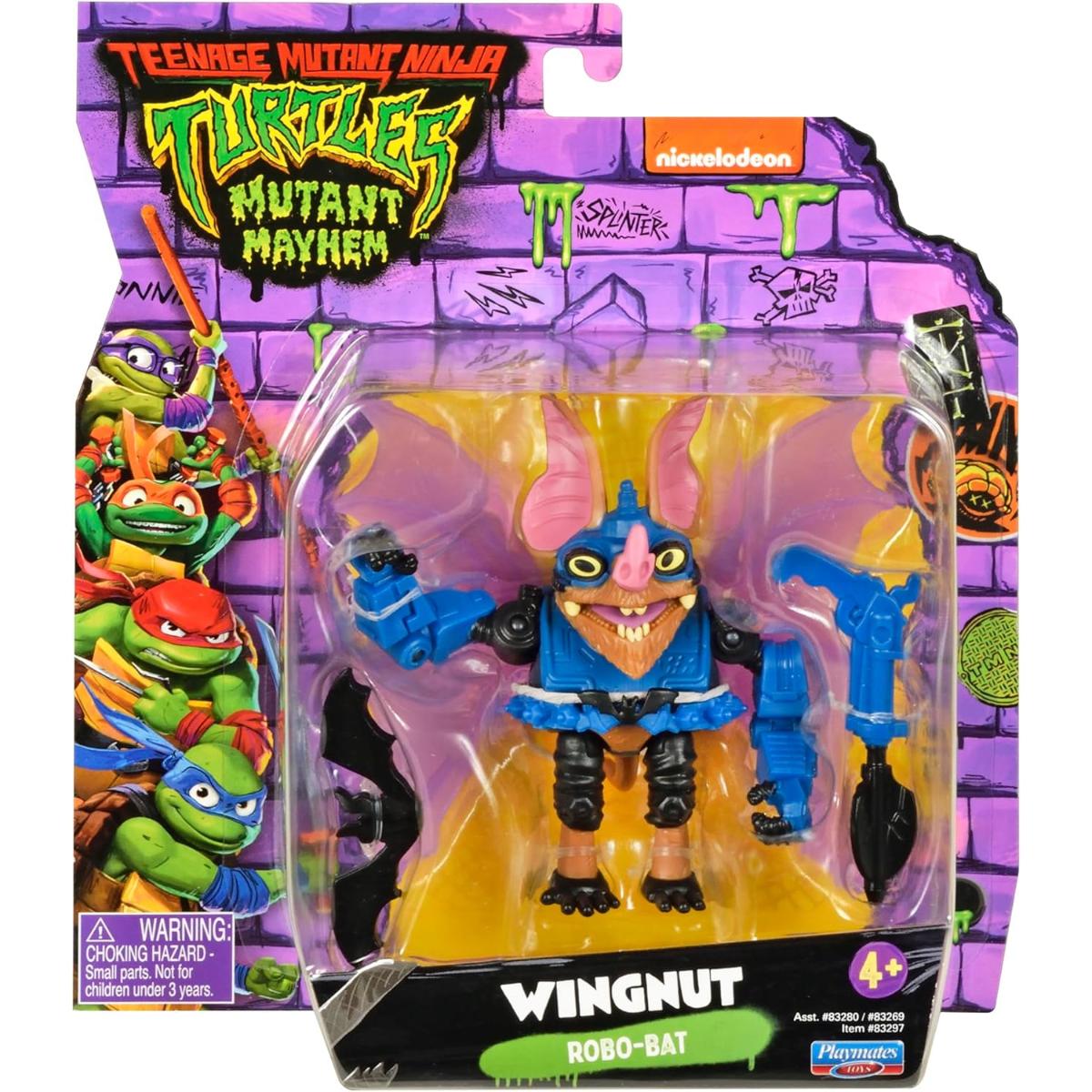 Teenage Mutant Ninja Turtles Mutant Mayhem Figure - Wingnut 'Robo-Bat ...