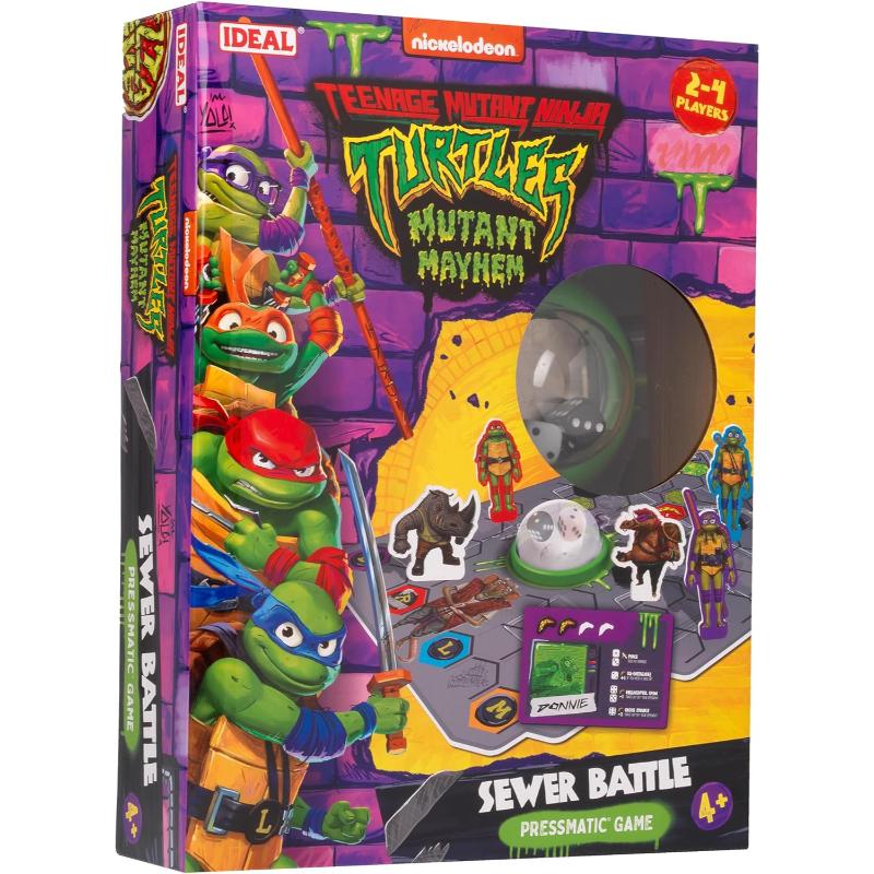 Teenage Mutant Ninja Turtles Sewer Battle Pressmatic Family Game - The ...