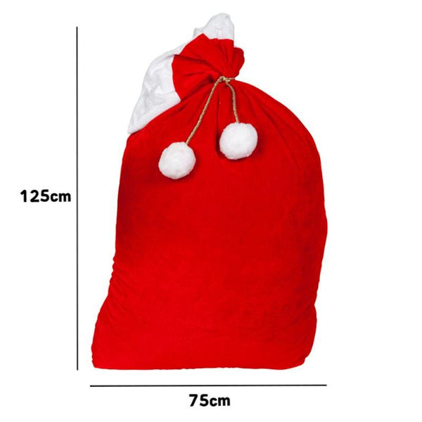 Velvet Santa Sack - Wicked Costumes Christmas Fancy Dress - The Online ...
