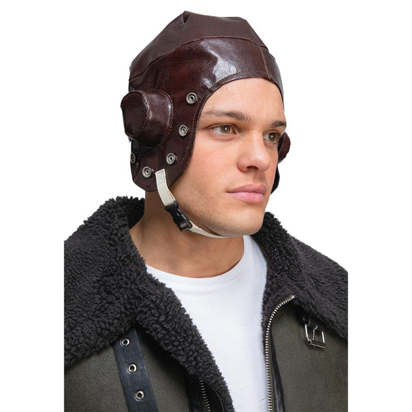 WW2 Fighter Pilot Hat - Wicked Costumes Adult Fancy Dress Accessory ...