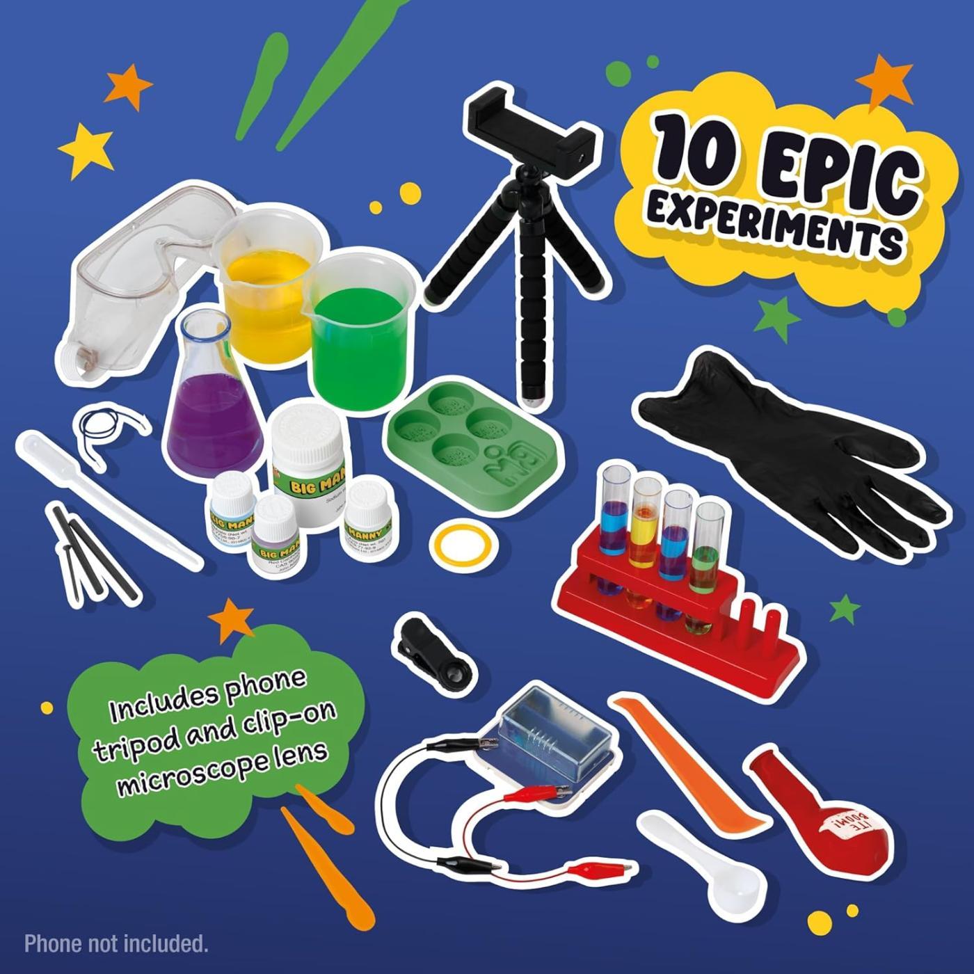 Big Manny Science Innit Chemistry Experiments Science Kit - The Online ...