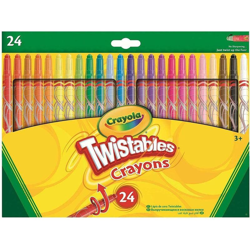24 Crayola Twistable Twist Up Colouring Crayons With Vibrant Colours ...