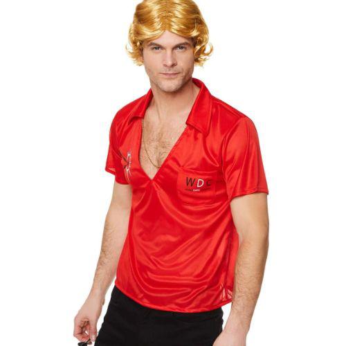 Adult Men's Eric Bristow 80's Dart Champion Sport Fancy Dress Shirt ...