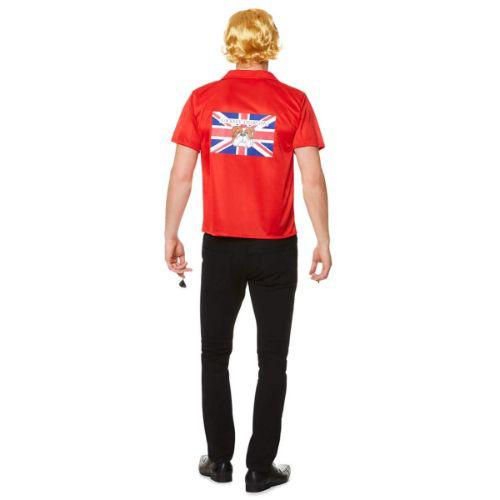 Adult Men's Eric Bristow 80's Dart Champion Sport Fancy Dress Shirt ...