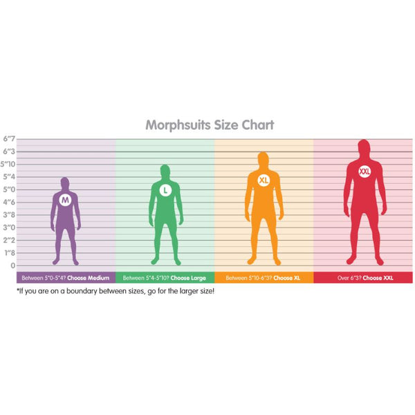 Adult Vampire Morphsuit Fancy Dress Costume - Large - The Online Toy Store