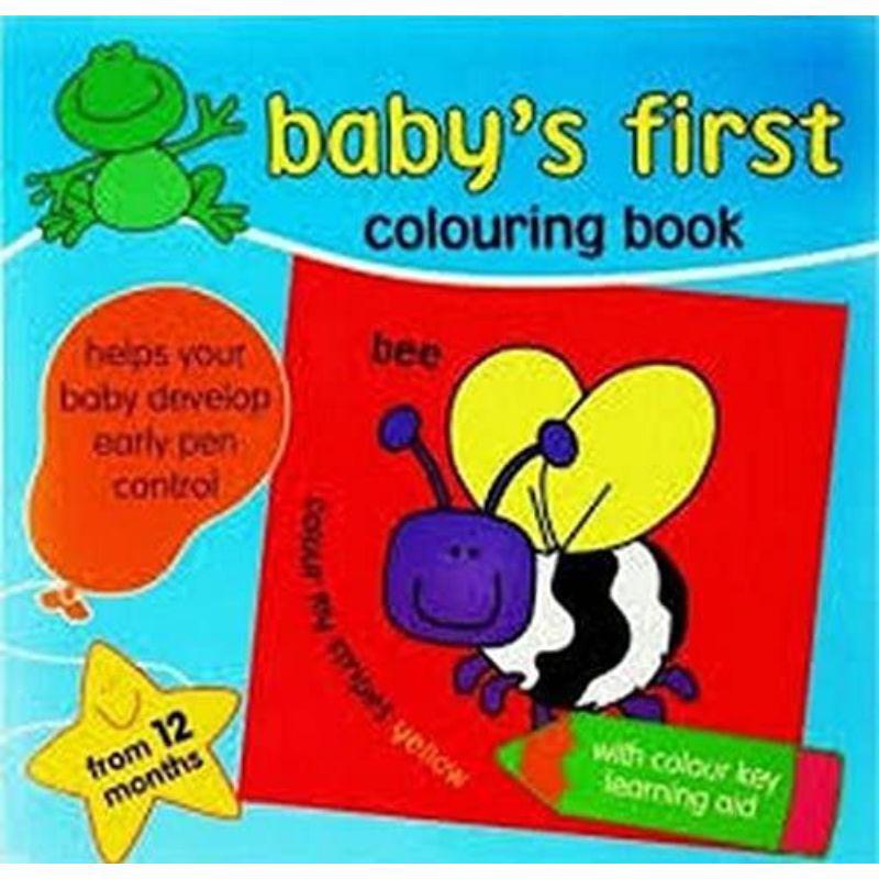 Baby's First Colouring Book with Colour Key Learning Aid (One Supplied ...