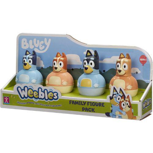 Bluey Weebles Family 4 Toy Figure Pack - The Online Toy Store