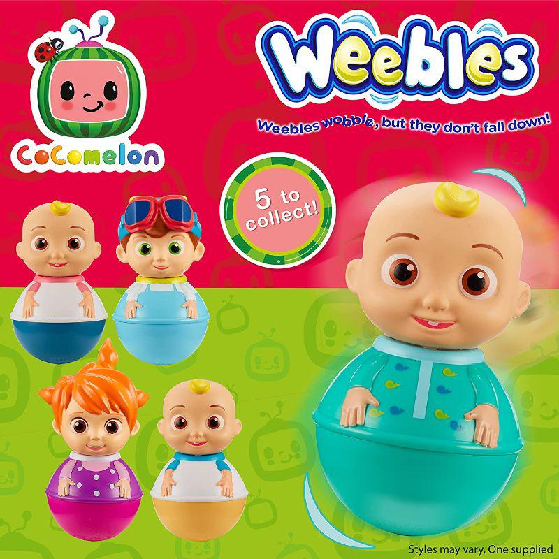 Character Options Cocomelon Weebles Wobble Toy Figures - The Online Toy ...