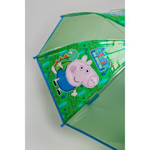 Child Unisex Peppa Pig "George" Dinosaur Adventure Umbrella - The ...