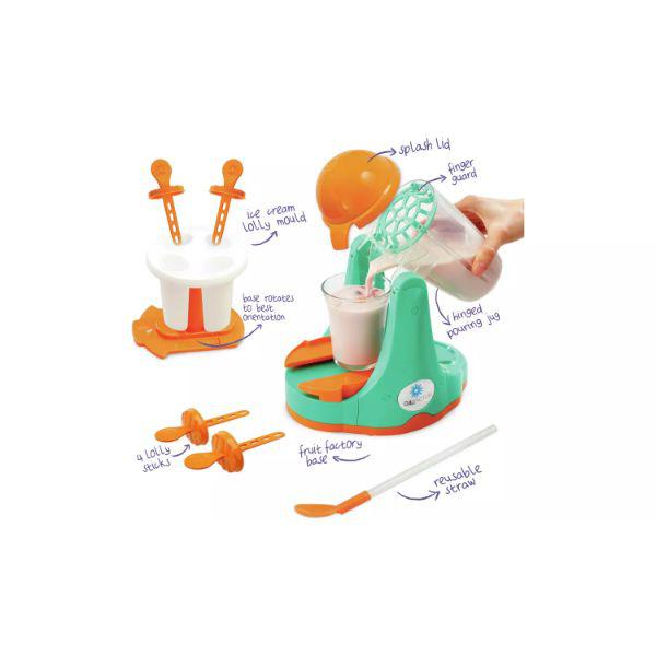 Chillfactor 3-in-1 Fruit Factory Smoothies Shakes & Lolly Maker Creati ...