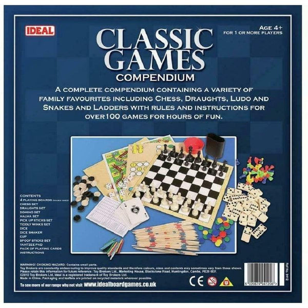 Classic Games Compendium - Over 100 Classic Board Games! Family Game N ...