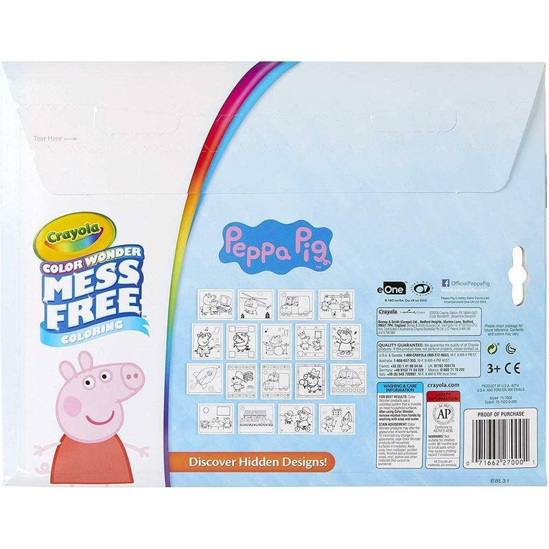Crayola Colour Wonder Peppa Pig Colouring Book - The Online Toy Store