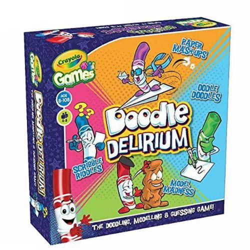Crayola Doodle Delirium Game Guessing Drawing Modelling Game - The ...