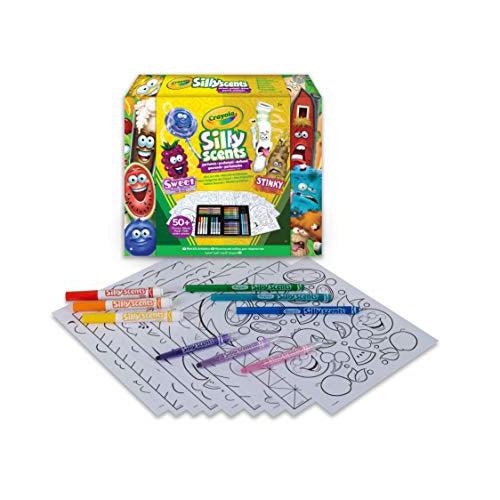 Crayola Silly Scents Mini Art Kit - Washable Scented Markers Crayons S ...