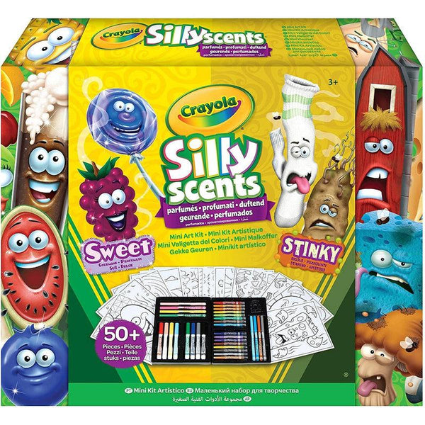 Crayola Silly Scents Mini Art Kit - Washable Scented Markers Crayons S ...