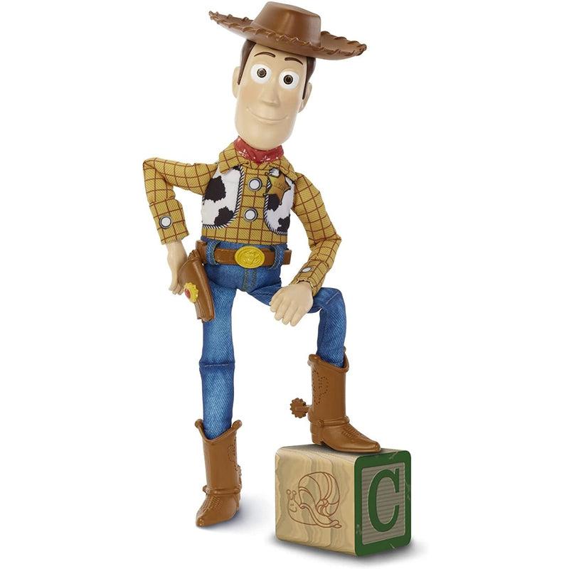 Disney Pixar Toy Story Roundup Fun Woody Large Talking Toy Figure - The ...