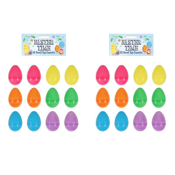 Easter Egg Capsules Fillable Colourful Plastic Eggs For Easter Egg Hun ...