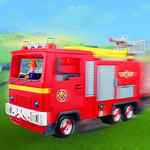 Fireman Sam Electronic Spray and Play Jupiter fire engine - The Online ...
