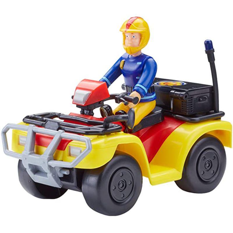 Fireman Sam Push Along Vehicle - Quad Bike - The Online Toy Store