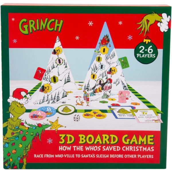 Fizz Creations The Grinch 3D Family Christmas Board Game - The Online ...