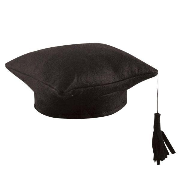 Henbrandt Mortar Board Graduation Hat Adult Unisex Fancy Dress Costume ...
