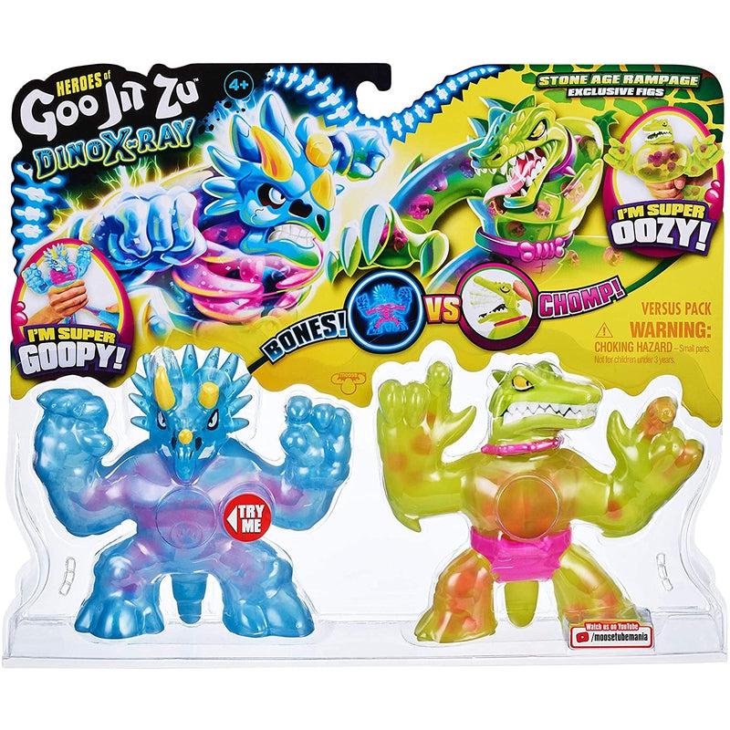 Heroes of Goo Jit Zu Dino X-Ray Stone Age Rampage Versus Pack - Tritop ...