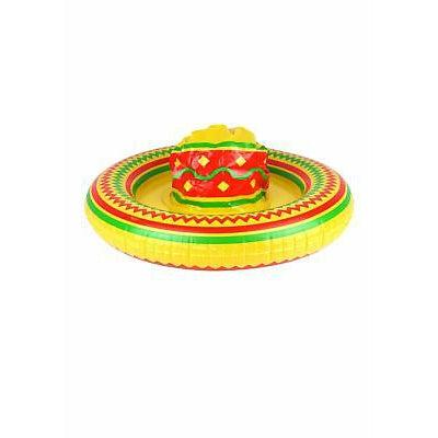 Inflatable Mexican Sombrero Blow Up Fiesta Fancy Dress Hat - The Online ...