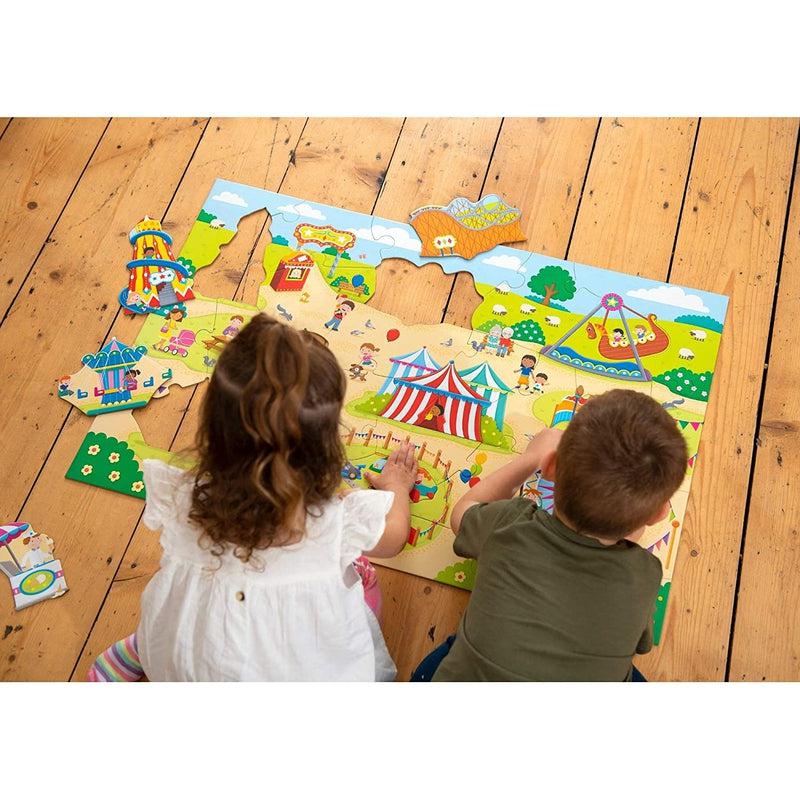 James Galt 30 Piece Giant Floor Puzzle - THEME PARK - The Online Toy Store