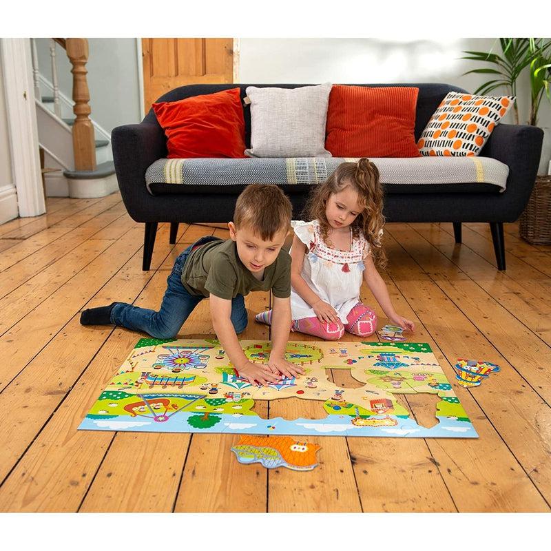 James Galt 30 Piece Giant Floor Puzzle - THEME PARK - The Online Toy Store