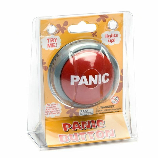 Joke Light Up Panic Alert Button Novelty Prank Emergency Red Buzzer ...