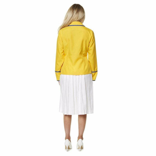 Ladies Holiday Camp Rep Costume Hi De Hi Yellow Coat Fancy Dress - The ...