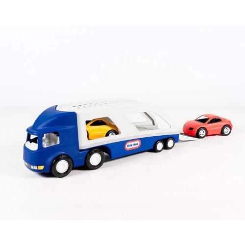 Little Tikes Big Car Carrier Large Hauler Truck & 2 Sports Cars Playse ...