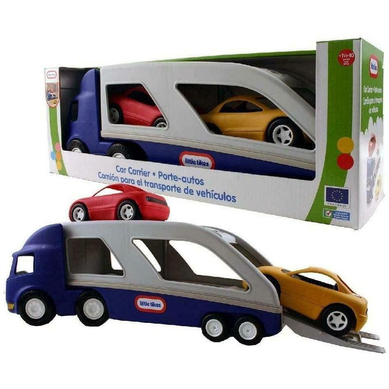 Little Tikes Big Car Carrier Large Hauler Truck & 2 Sports Cars Playse ...