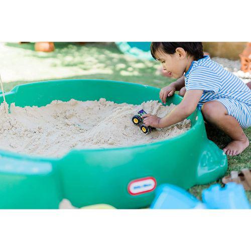 Little Tikes Turtle Sandbox Outdoor Garden Sandpit - Green - The Online ...