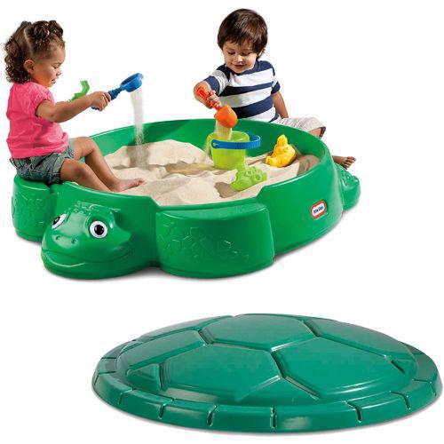 Little Tikes Turtle Sandbox Outdoor Garden Sandpit - Green - The Online ...