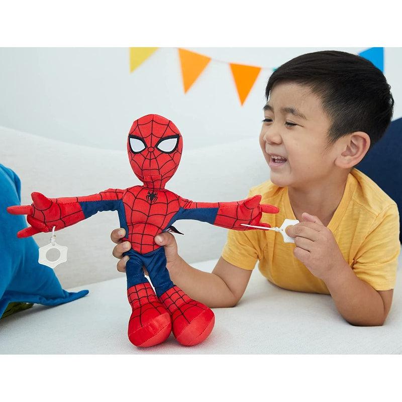 Marvel City Swinging Spiderman Plush Hero Figure Web-Swinging Toy - The ...