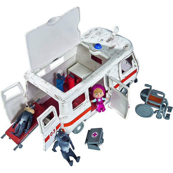 Masha and The Bear Ambulance Playset - The Online Toy Store