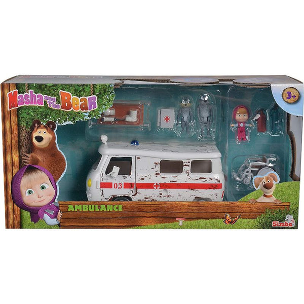 Masha and The Bear Ambulance Playset - The Online Toy Store